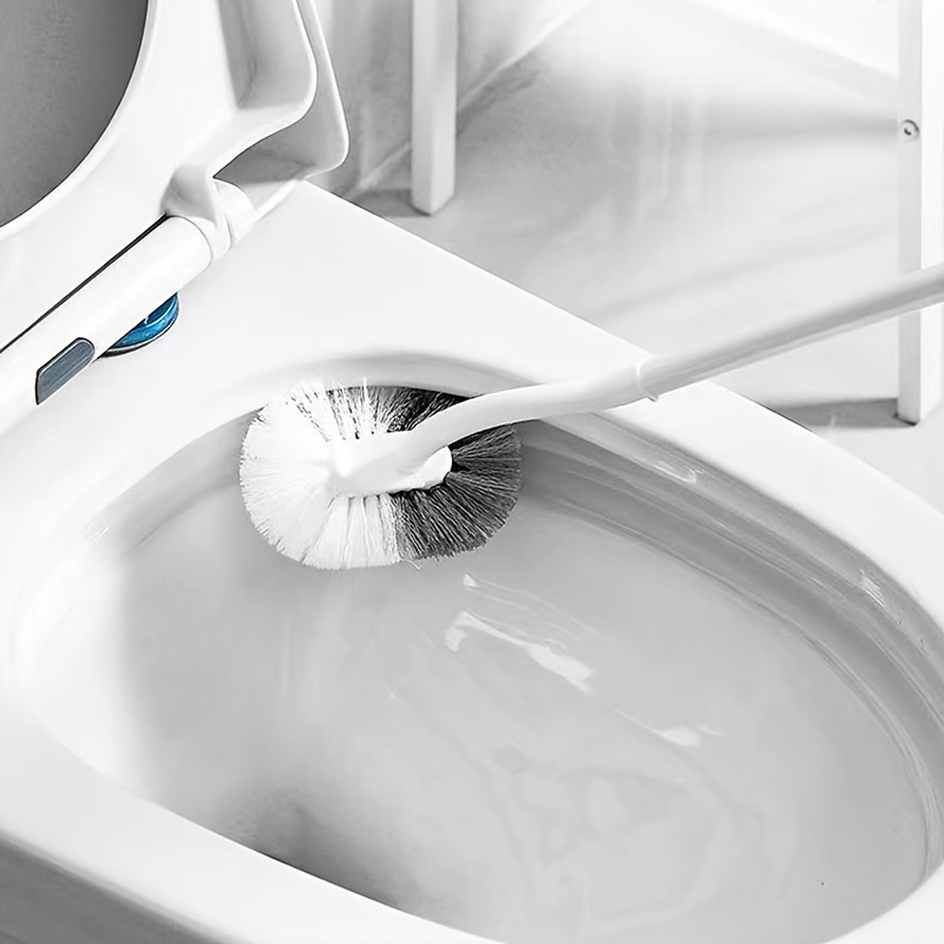 1PCS Long Handle Toilet Brush - Flexible Cleaning Tool for No Dead ...