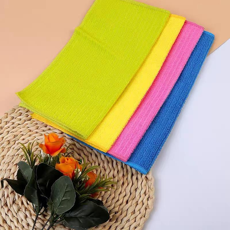 Kit 10 Multipurpose High Absorption Microfiber Cleaning Cloths | Shopee ...