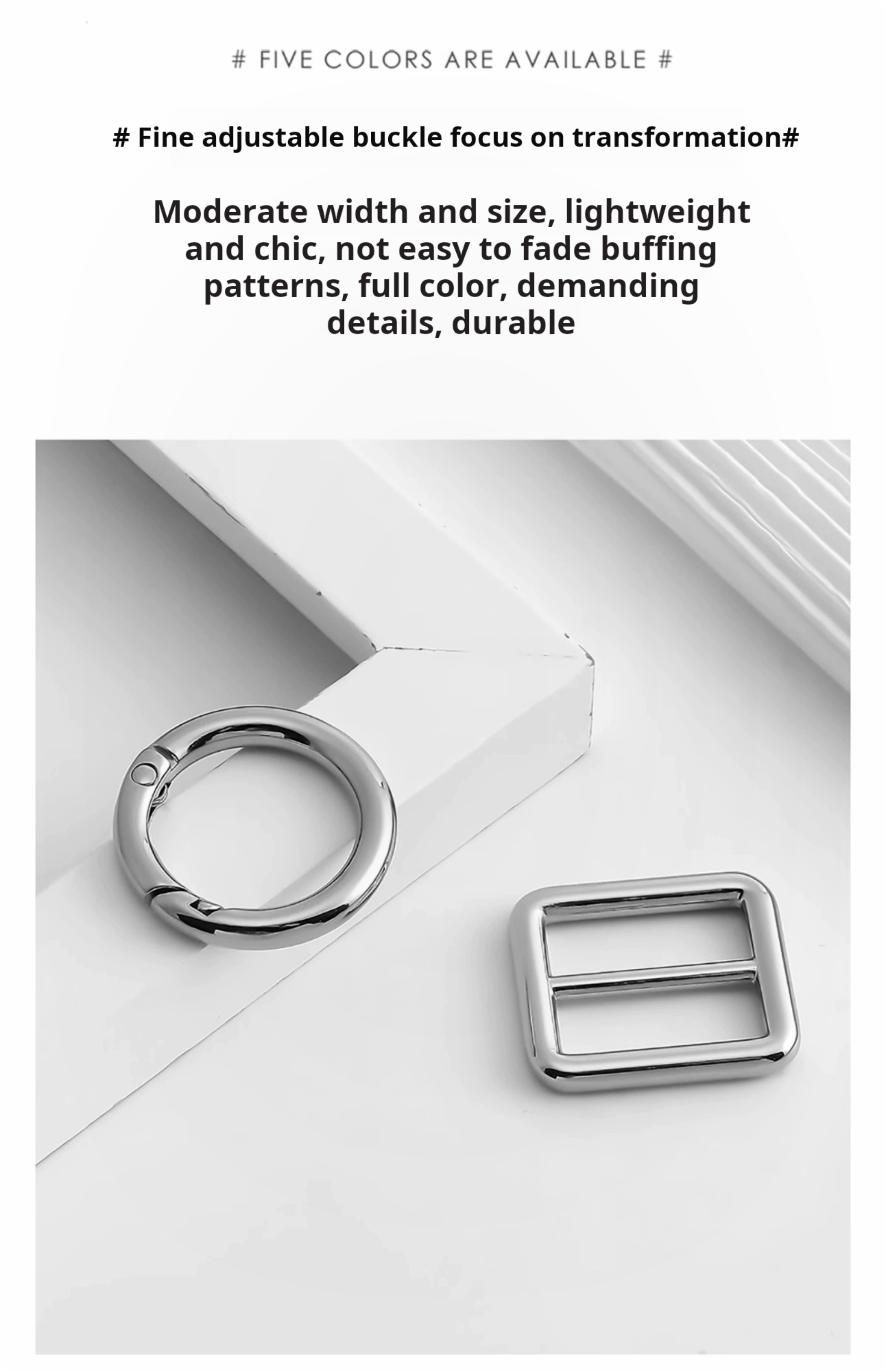 Evelyn mini bag shoulder strap adjustable buckle strap shortened buckle ...