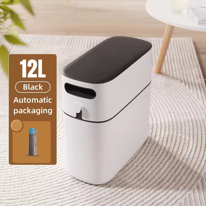[SG LOCAL STOCK]12L Small Trash Bin/Rubbish Bin/Automatic Rubbish ...