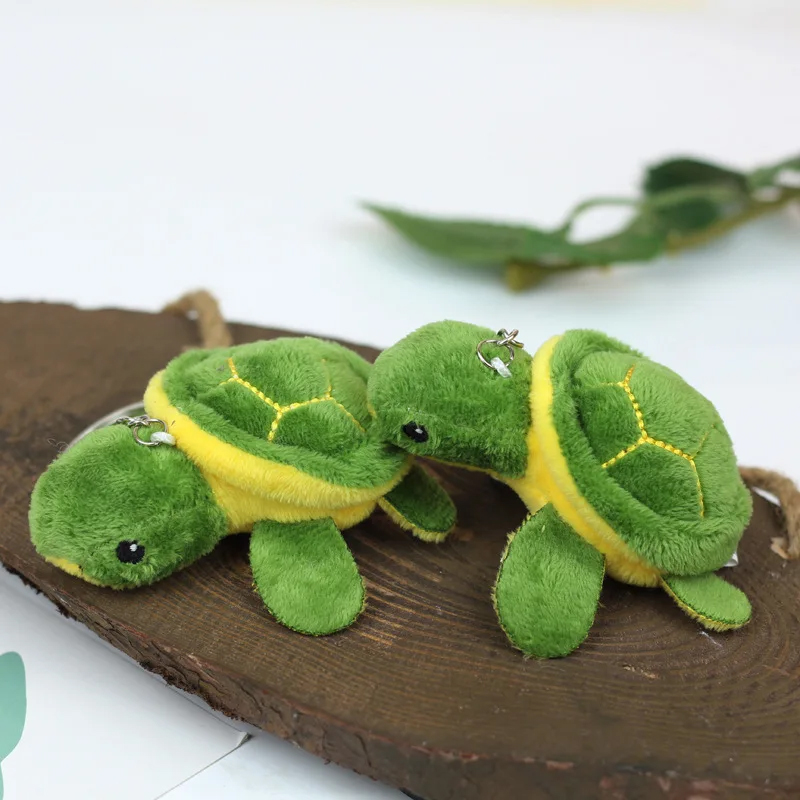 Fashion Little Turtle Soft Plush Doll Keychain Tortoise Bag Pendant ...