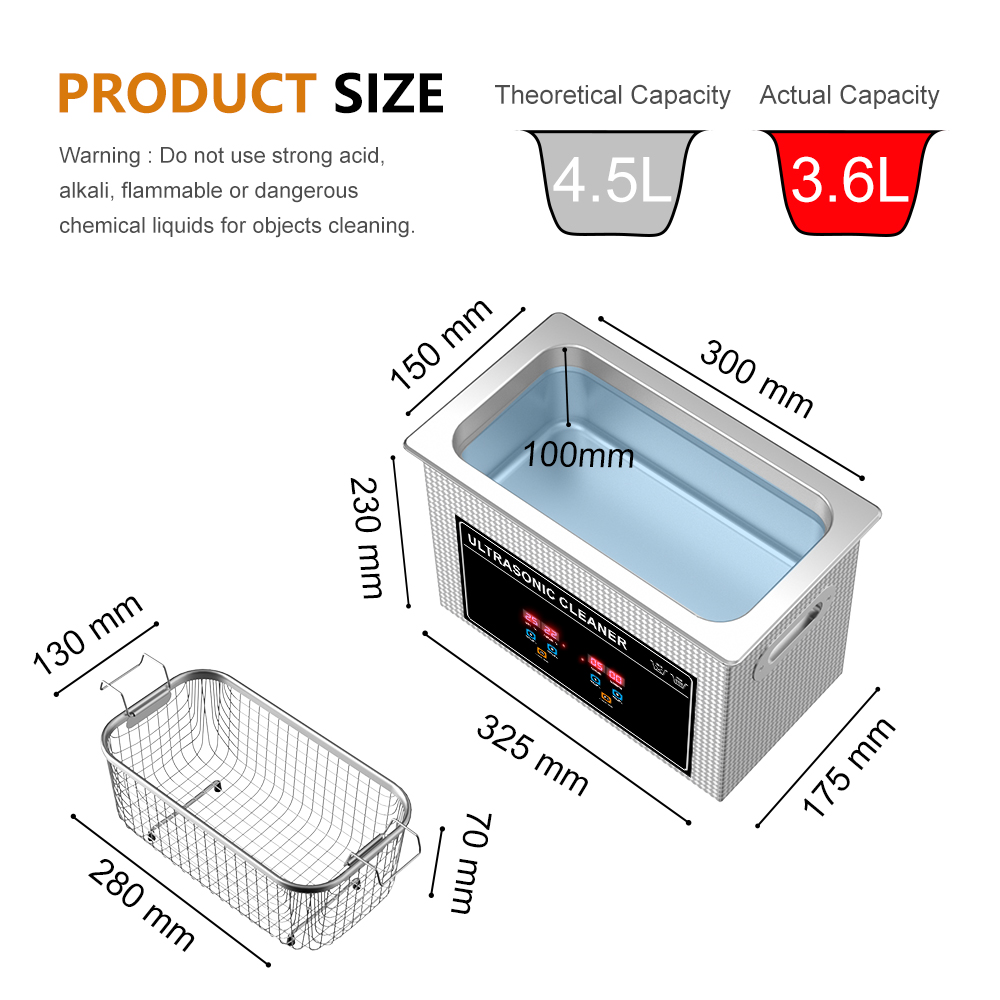 Ultrasonic Cleaner 2L 3.2L 4.5L 6.5L 10L 15L 22L 30L Ultrasounic ...
