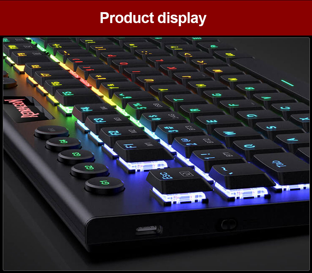 Redragon SMD RGB MX Low Profile switch 3Pin red black blue brown ...