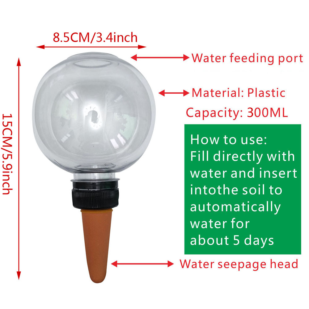 1Pc Spheroid Shape Automatic Watering Device Domestic Lazy Flower ...
