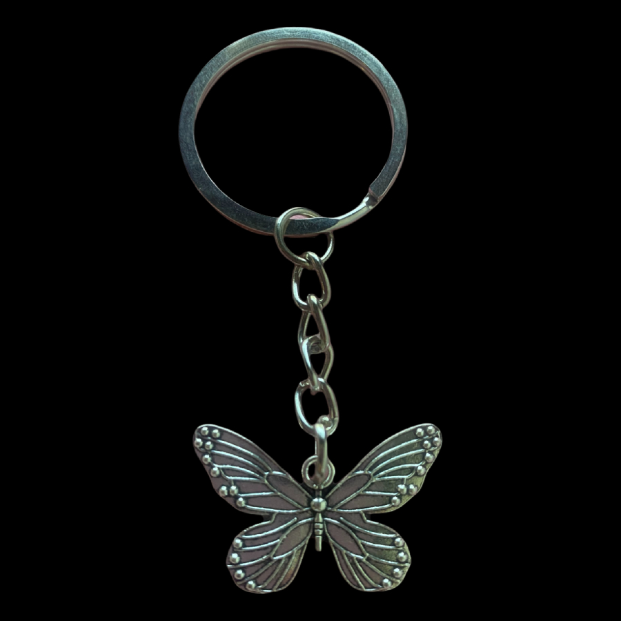 10 Sets Butterfly Party Favors Butterfly Keychain with Thank You Kraft ...