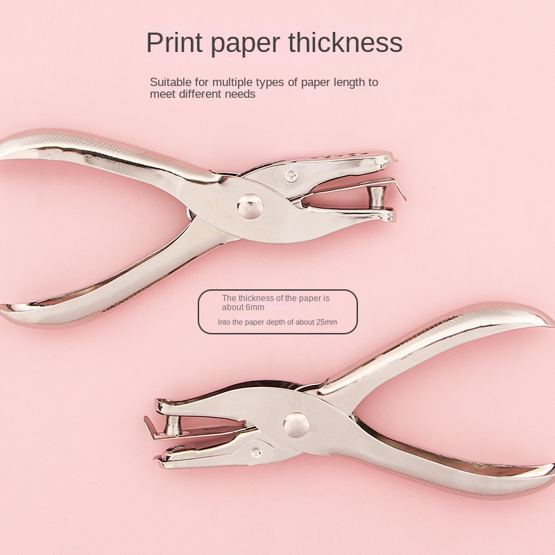 1pc 6mm Mini Handheld Hole Puncher - Circular Hole Punching Machine for ...