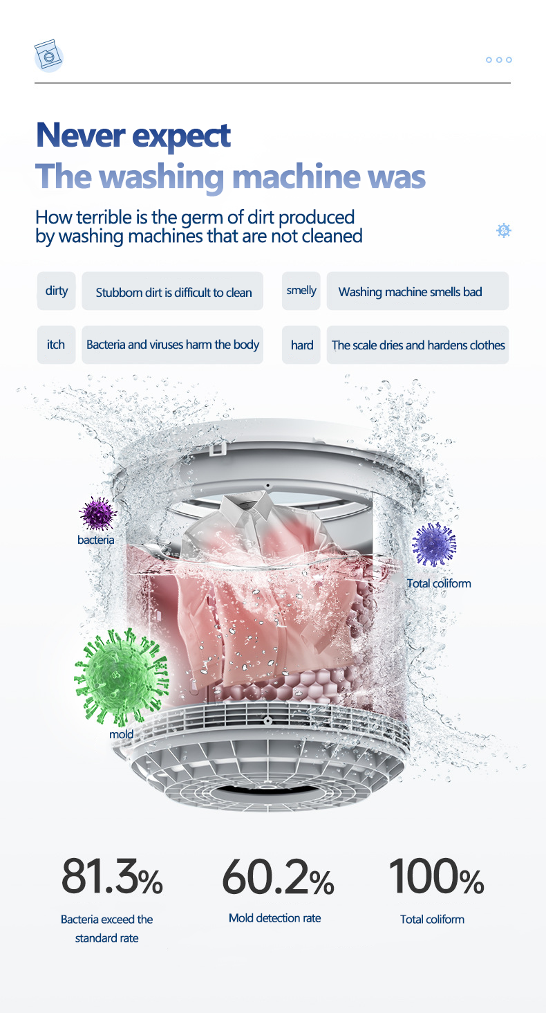 【SG Stock】Seaways washing machine cleaner Washing machine deodorizing ...