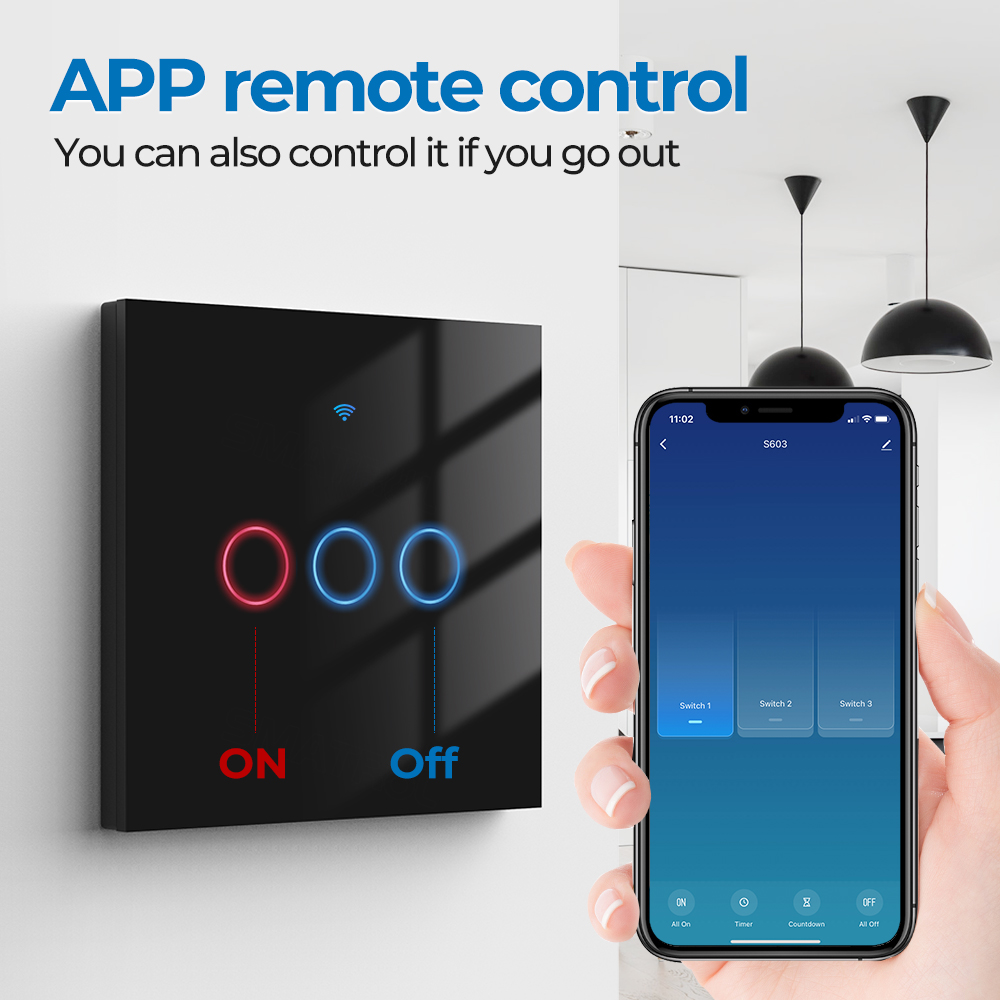 SMATRUL Tuya Smart Switch Wif Smart Switch No Neutral Light Switch ... SMATRUL Tuya Smart Switch Wif Smart Switch No Neutral Light Switch ...