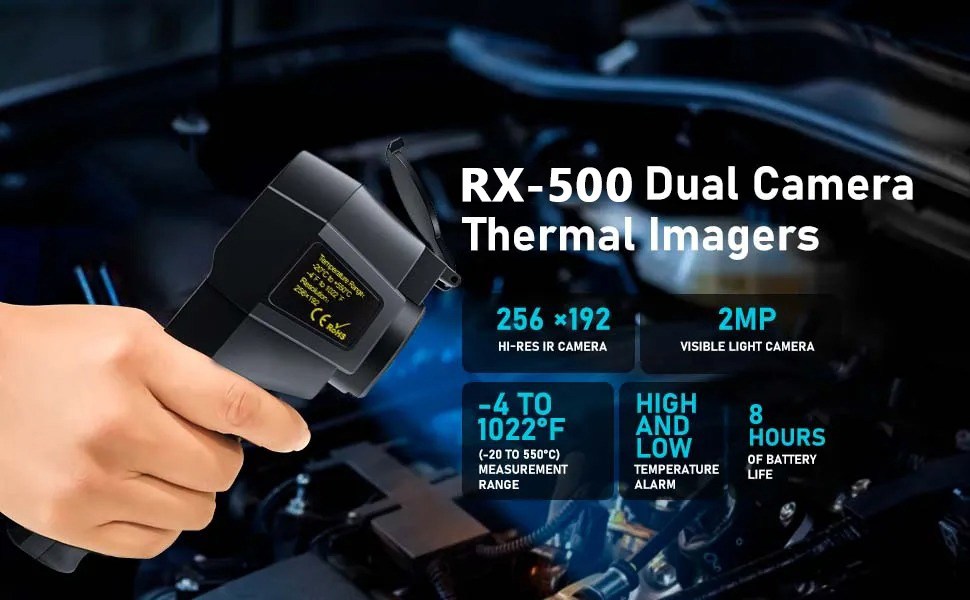 A-BF RX-500 Handheld Industrial Infrared Thermal Imaging Camera As Good ...