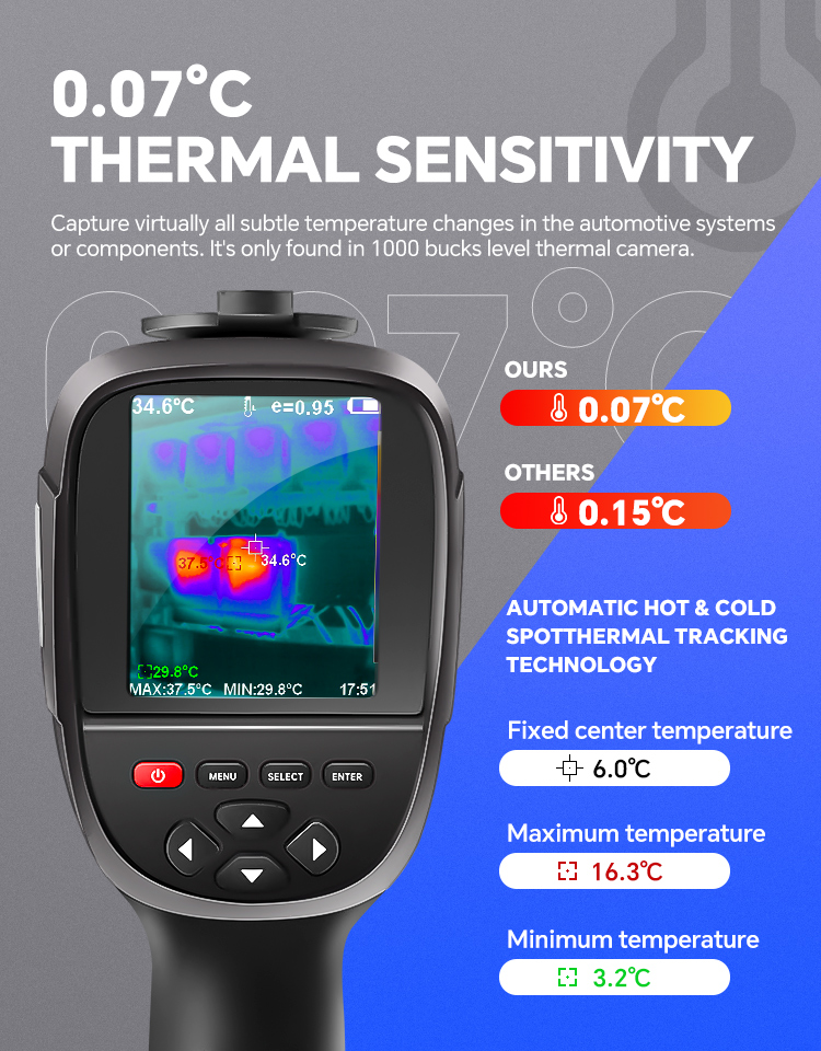A-BF RX-500 Handheld Industrial Infrared Thermal Imaging Camera As Good ...