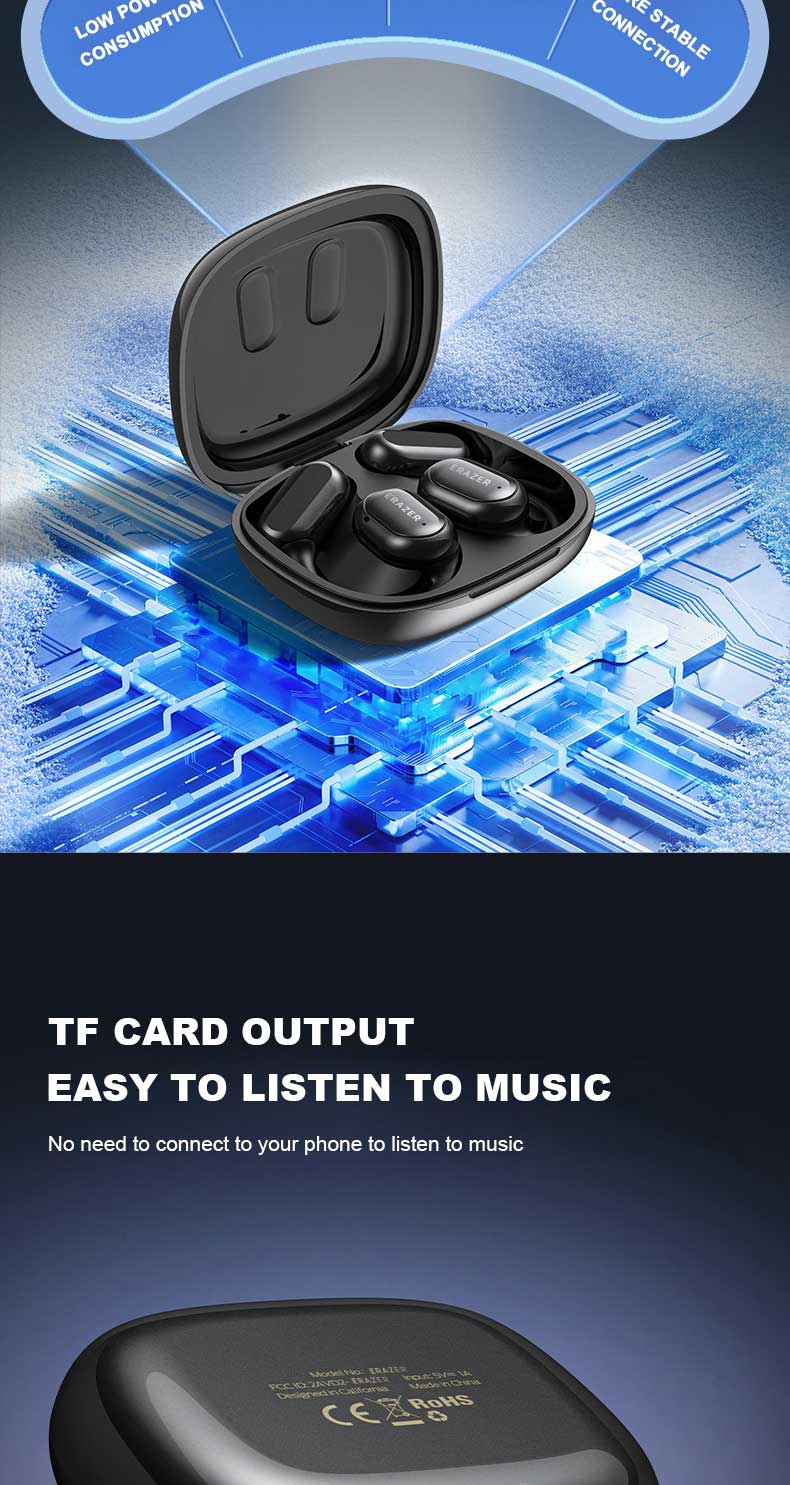 Lenovo ERAZER XP2 Wireless Bluetooth Earphone with Touch Screen Display ...