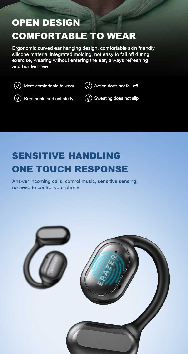 Lenovo ERAZER XP2 Wireless Bluetooth Earphone with Touch Screen Display Bluetooth 5.4 Earbuds ...