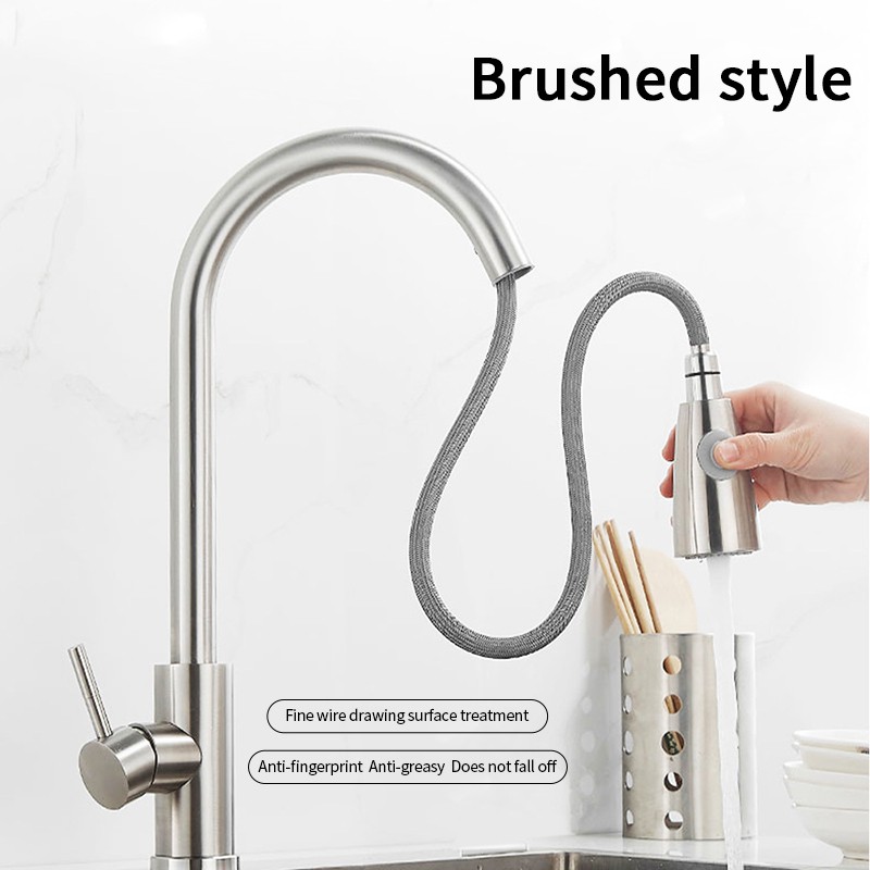 [SG Seller ] SUS304 Flexible Kitchen Faucet Rotate Freely 360 ...