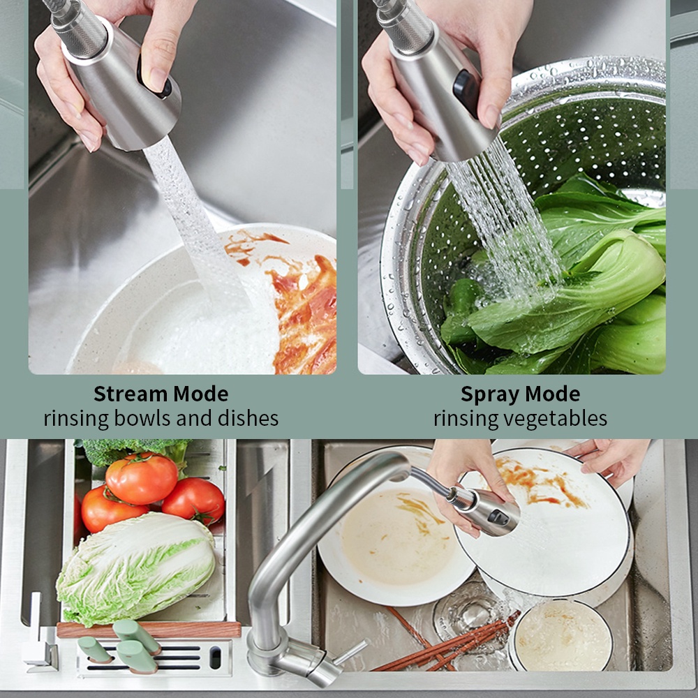 [SG Seller ] SUS304 Flexible Kitchen Faucet Rotate Freely 360 ...