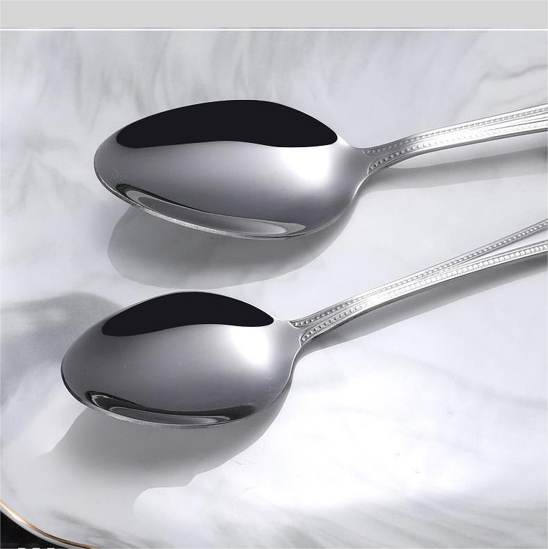 Stainless Steel Thick Spoon（12pcs） or Stainless Steel Thick Fork（12pcs ...