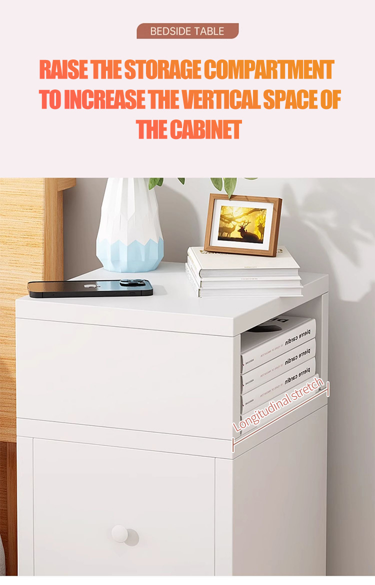 Narrow Simple Bedside Cabinet Bedside Table Mini Simple Modern Bedroom ...