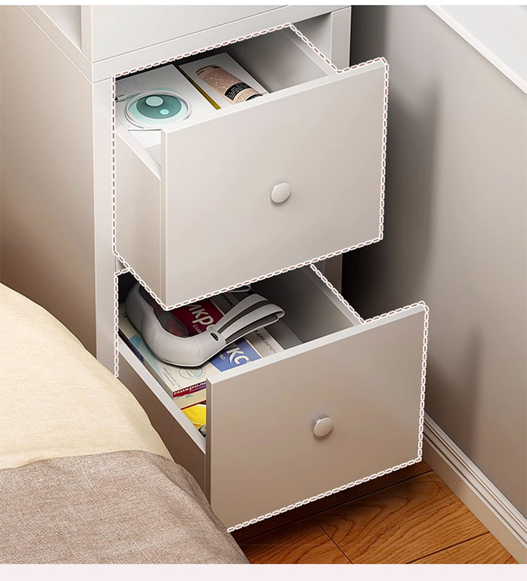Narrow Simple Bedside Cabinet Bedside Table Mini Simple Modern Bedroom ...