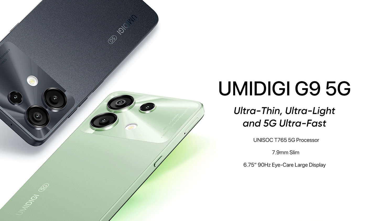 UMIDIGI G9 5G Smartphone 5G Android 14 6GB 128GB 6.75” 90Hz HD+ 50MP ...