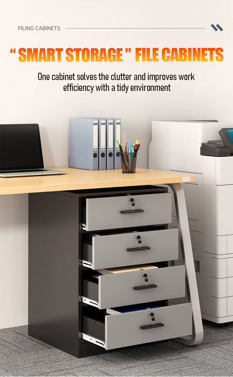 under-Desk File Cabinet Office Cabinet Wooden Side Cabinet Office ...