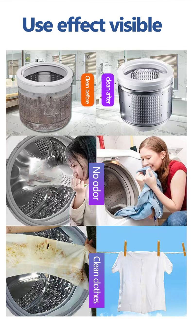 【SG Stock】Washing Machine Cleaner Washing Machine Deep Stain Removal ...