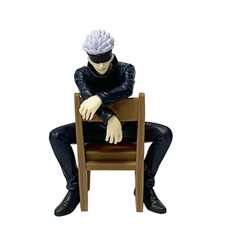 Jujutsu Kaisen Sitting Chair Satoru Gojo Figure 11-14cm Geto Suguru 4 ...