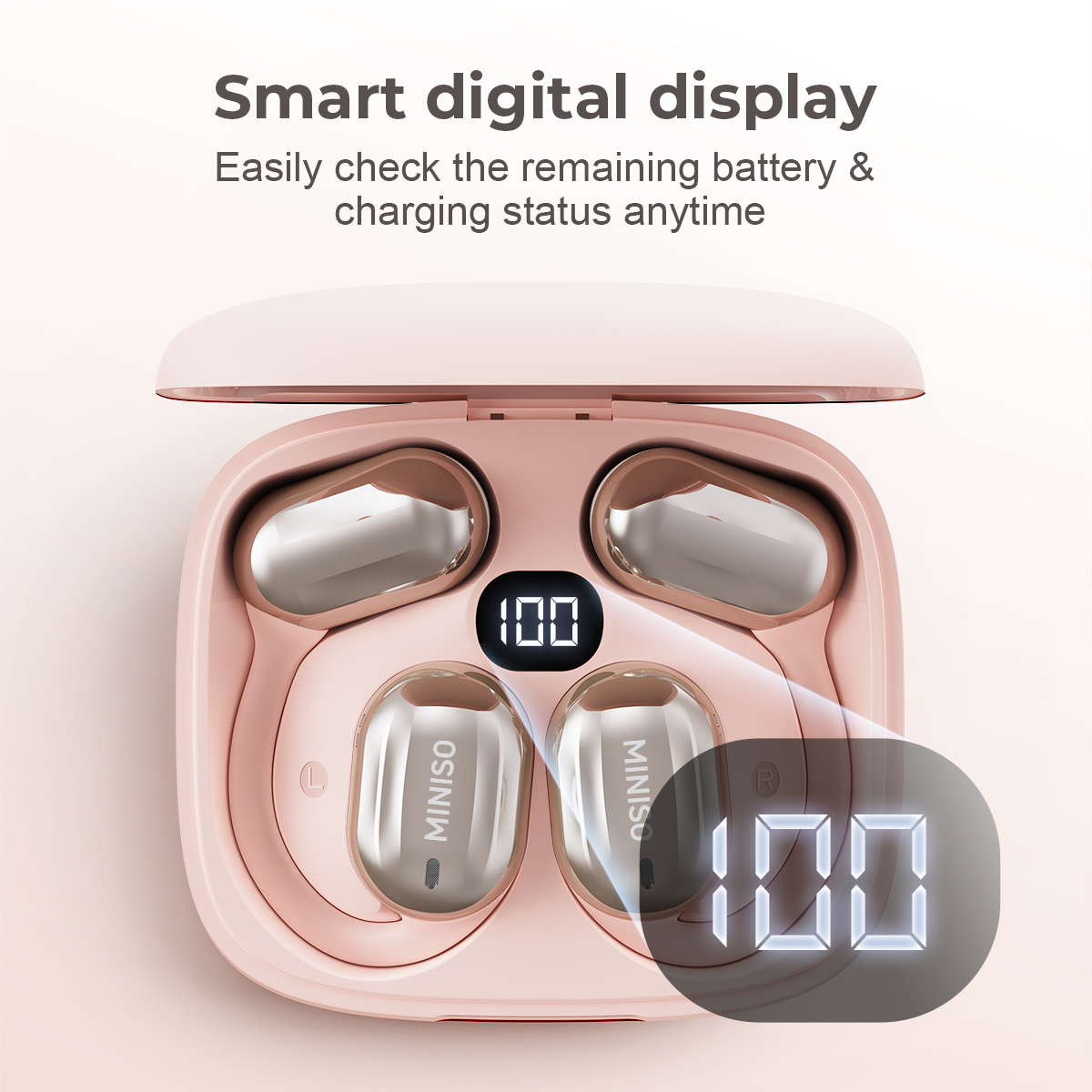 MINISO X23 Bluetooth OWS Earphones Open Ear Wireless Sports Headphones ...