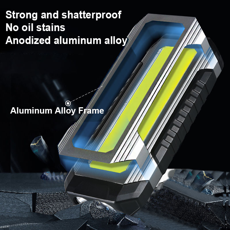 Multifunction 1900W Portable Work Light Type-c Rechargeable Camping ...