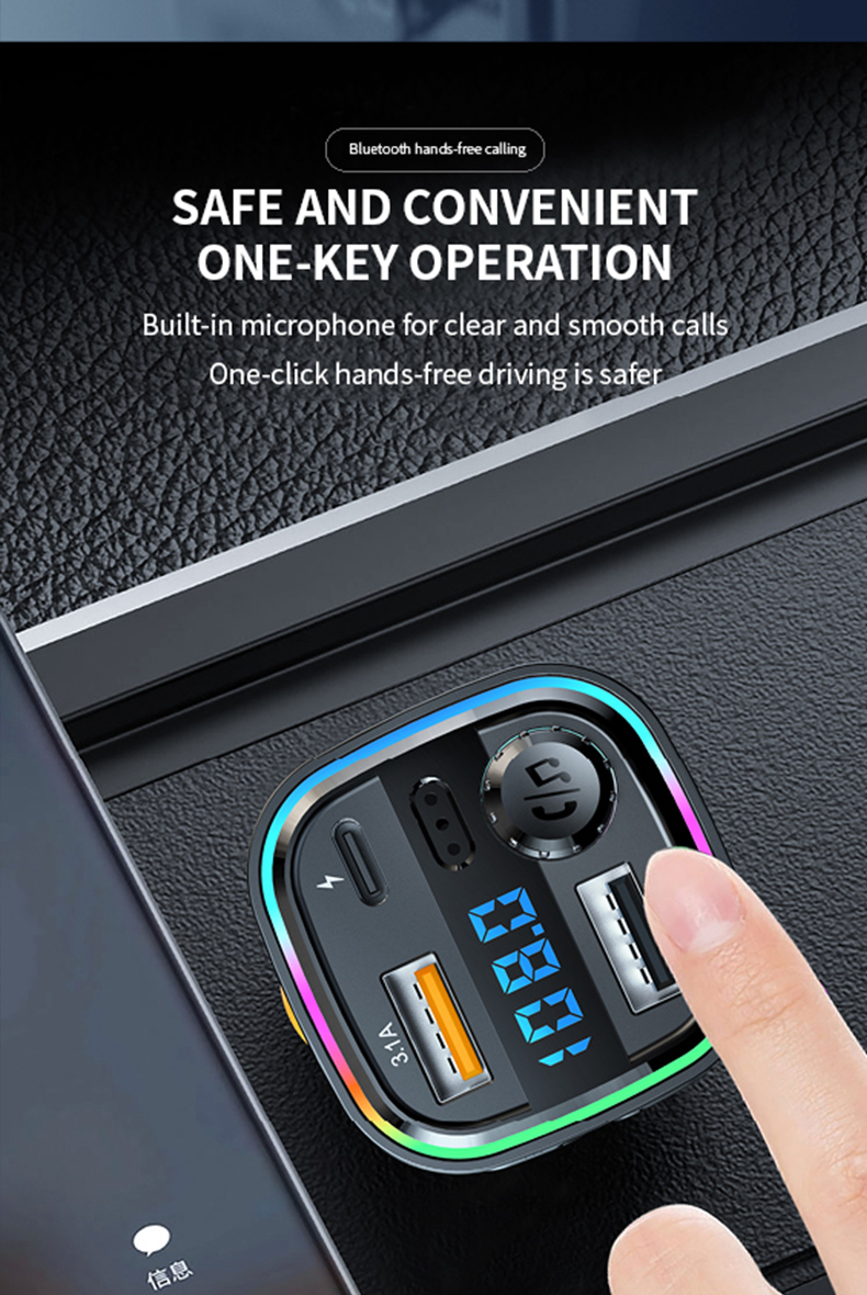 New Car MP3 Wireless Speaker Multifunctional Car MP3 Bluetooth Player ...