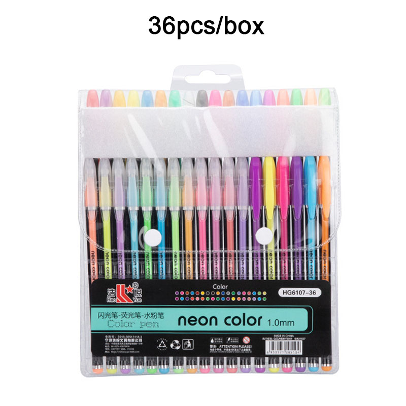 Mini 12 color 24 color glitter pen candy color marker pen set ...