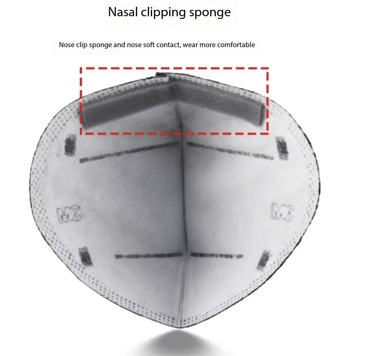 5PCS 3M 9541V Mask Activated Carbon Respirator Folding Protection Face ...