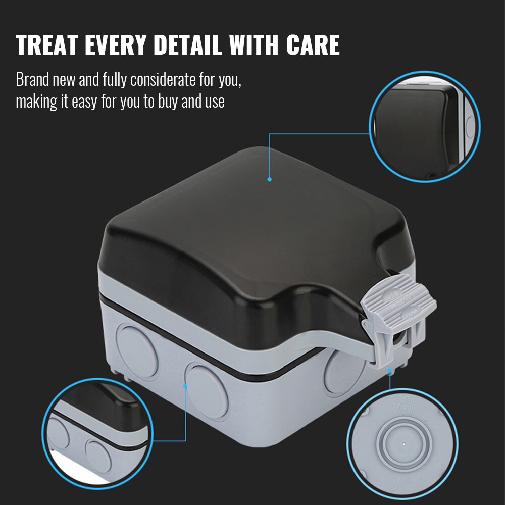 Outdoor waterproof switch socket box Weatherproof Cover / Waterproof ...