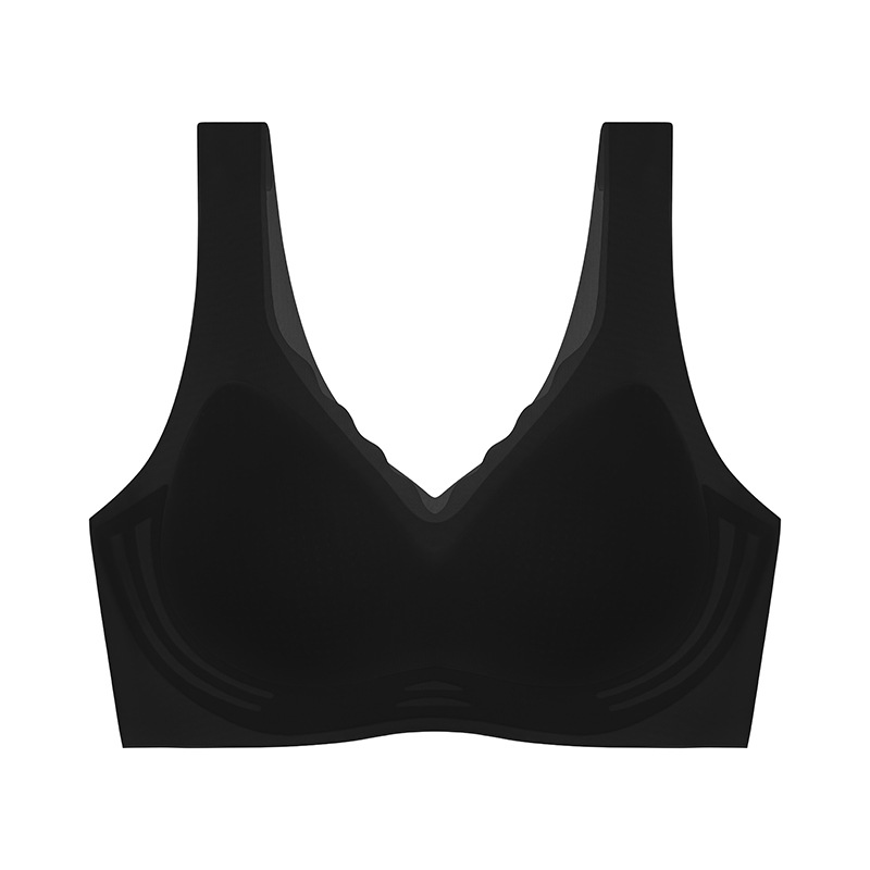 Maniyun Summer Cooling Bra Women Soft Support Seamless Push Up Bra Non ...