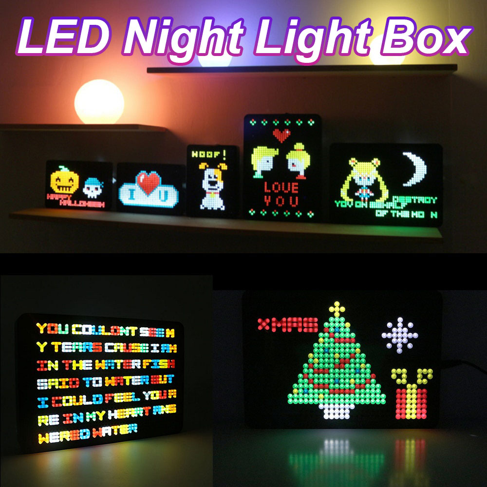 A4 LED DIY Light Box Creative 5V USB/Battery Power Combination Light ...