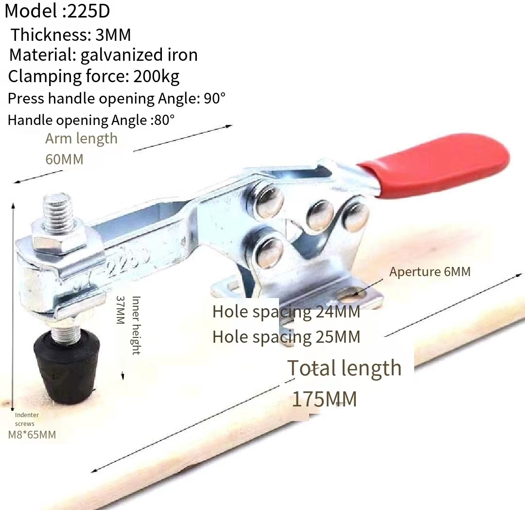 Toggle Clamp201B/225D Heavy Duty Horizontal Quick Release Toggle Clamps ...