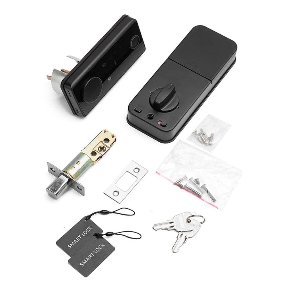 Tuya Smart Lock Wood Door Password Fingerprint Bluetooth Electronic ...