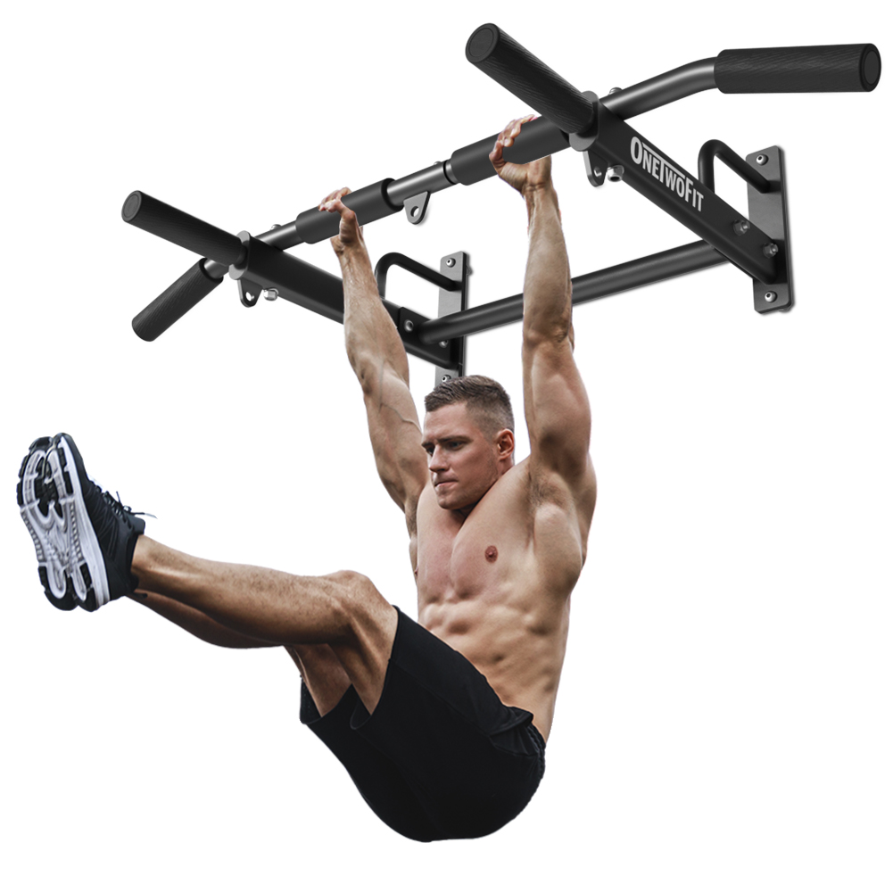 SG New Upgraded Wall Mounted Pull-Up Bar High Load 400 Lbs Home Gym ...
