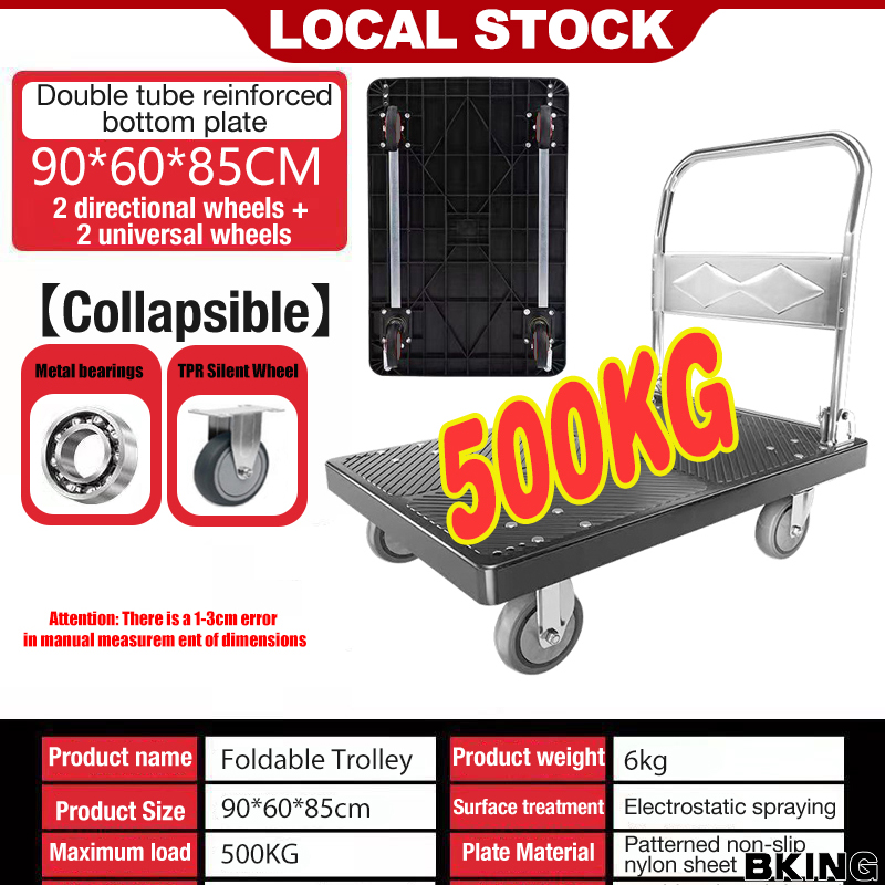 FoldableTrolley With Wheels Heavy Duty Trolley Rack Shopping Trolley ...