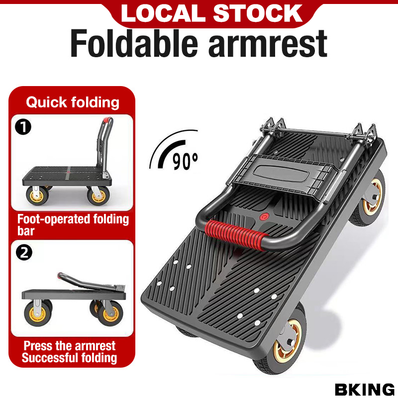 FoldableTrolley With Wheels Heavy Duty Trolley Rack Shopping Trolley ...