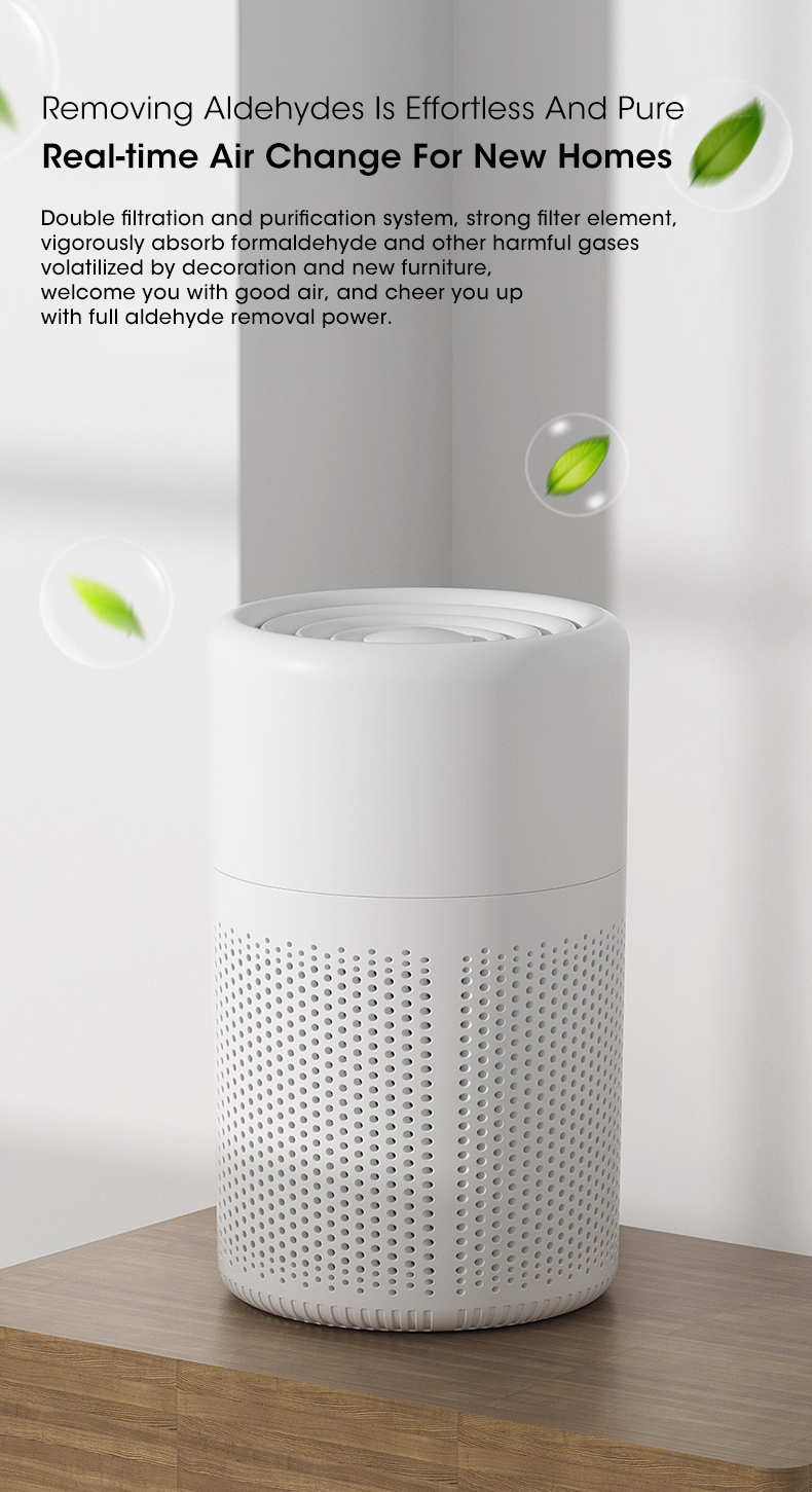 Mini Desktop Air Purifier HEPA Filtered Air Purified Air with Fragrance ...