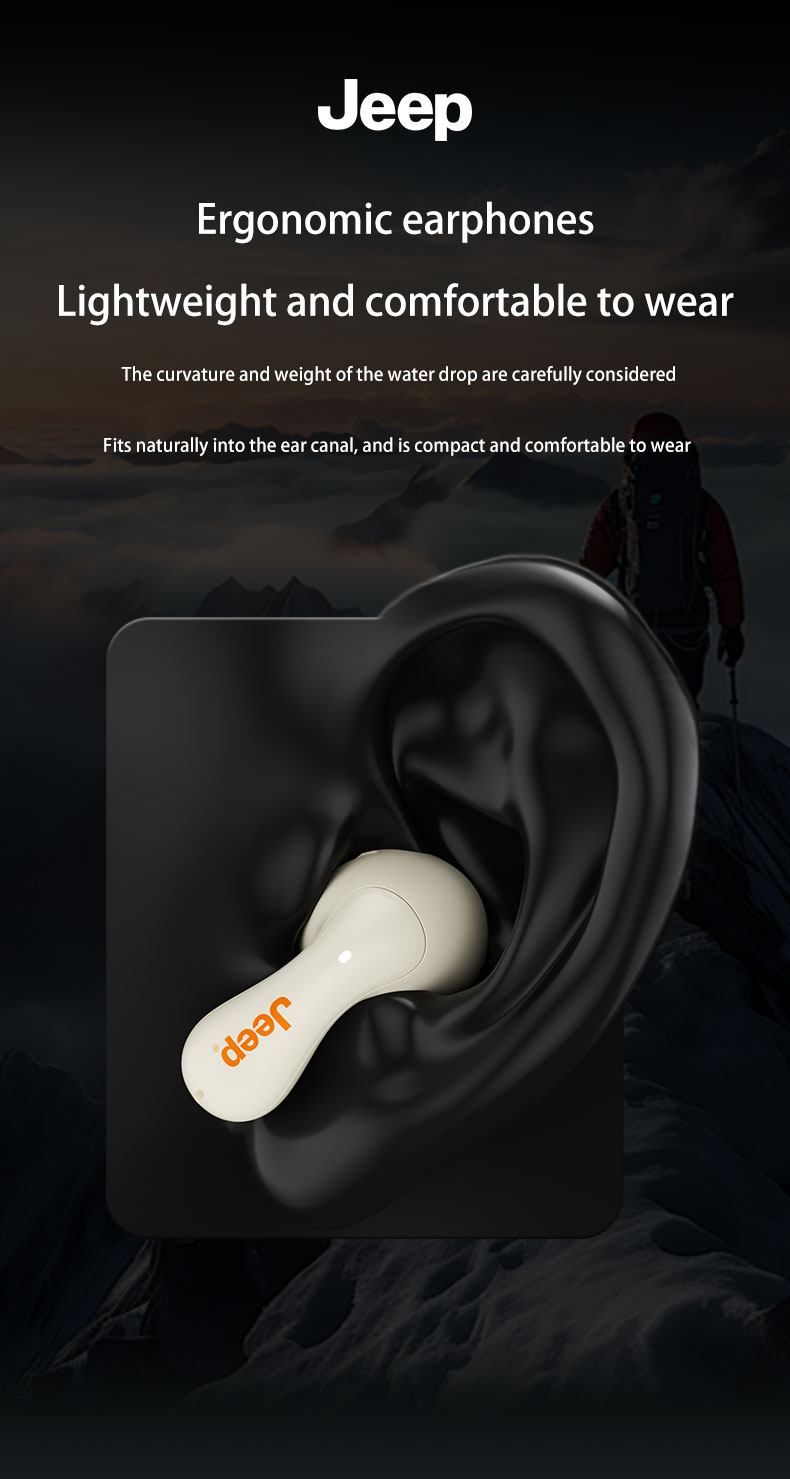 Jeep EW121 True Wireless Bluetooth 5.4 Earbuds Touch Control Noise ...