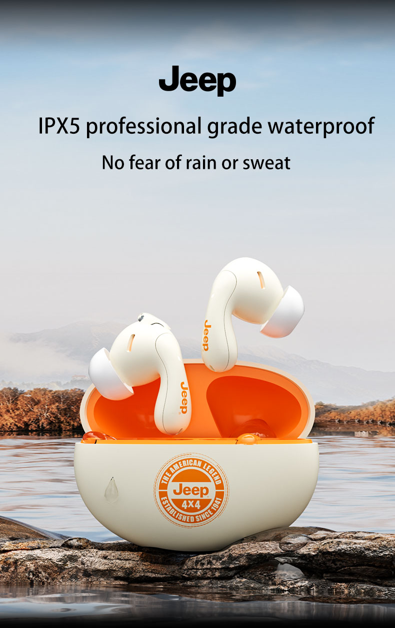 Jeep EW121 True Wireless Bluetooth 5.4 Earbuds Touch Control Noise ...