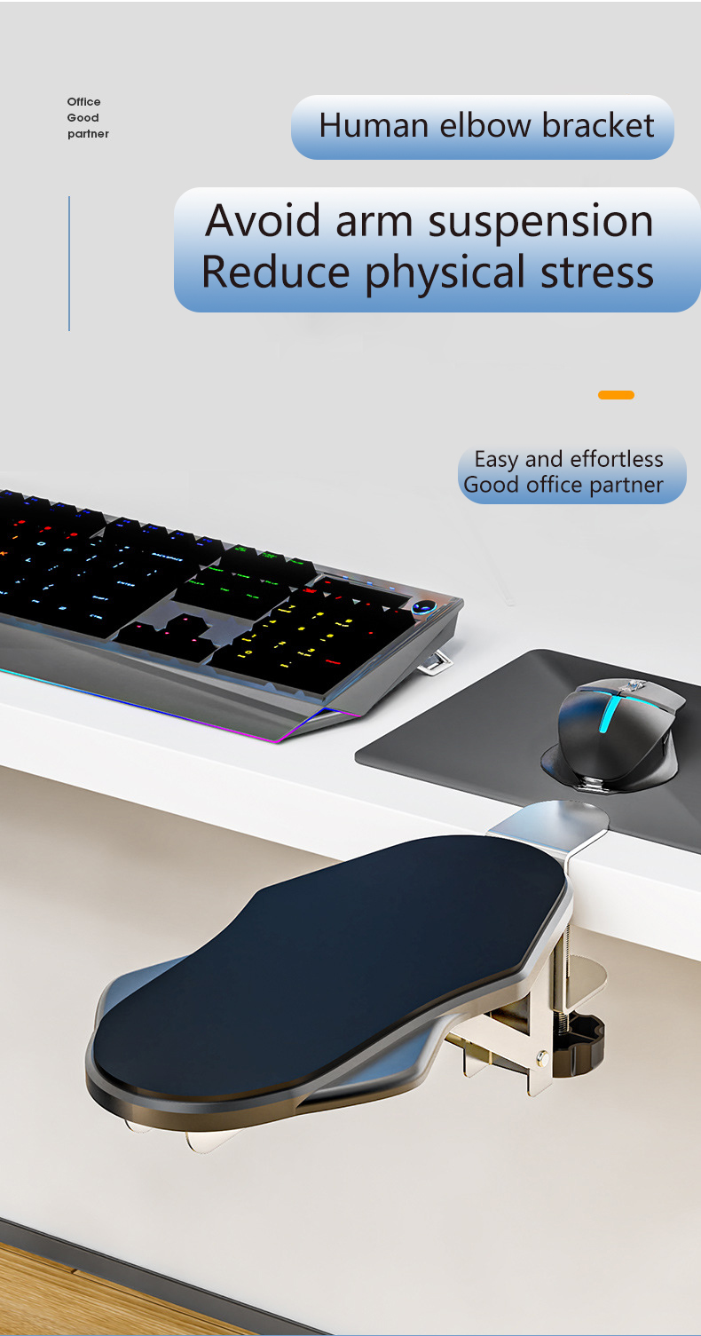 【SG READY STOCK】Computer Mouse Armrest Elbow Support Bracket Office ...