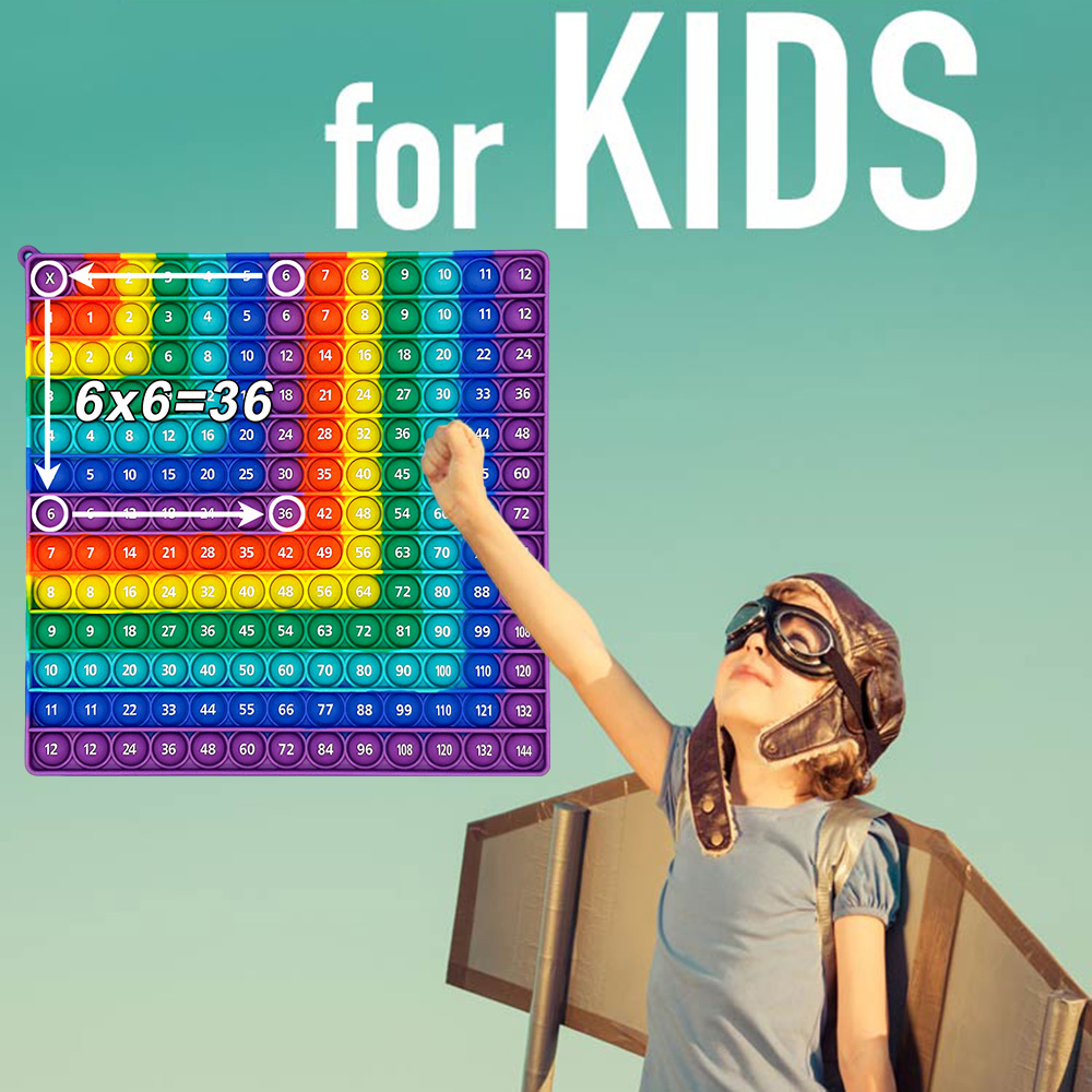 Math Learning 12x12 Multiplication Chart Board Games, Math ...