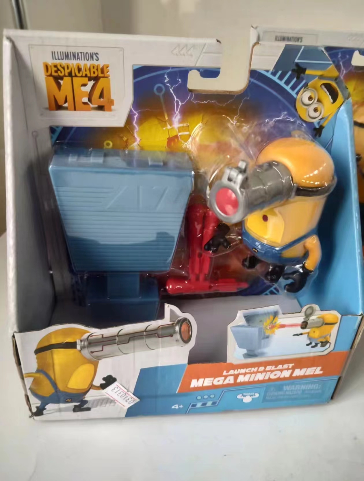 Minions DESPICABLE ME 4 Launch & Blast Mega Mel Action Figure | Push ...