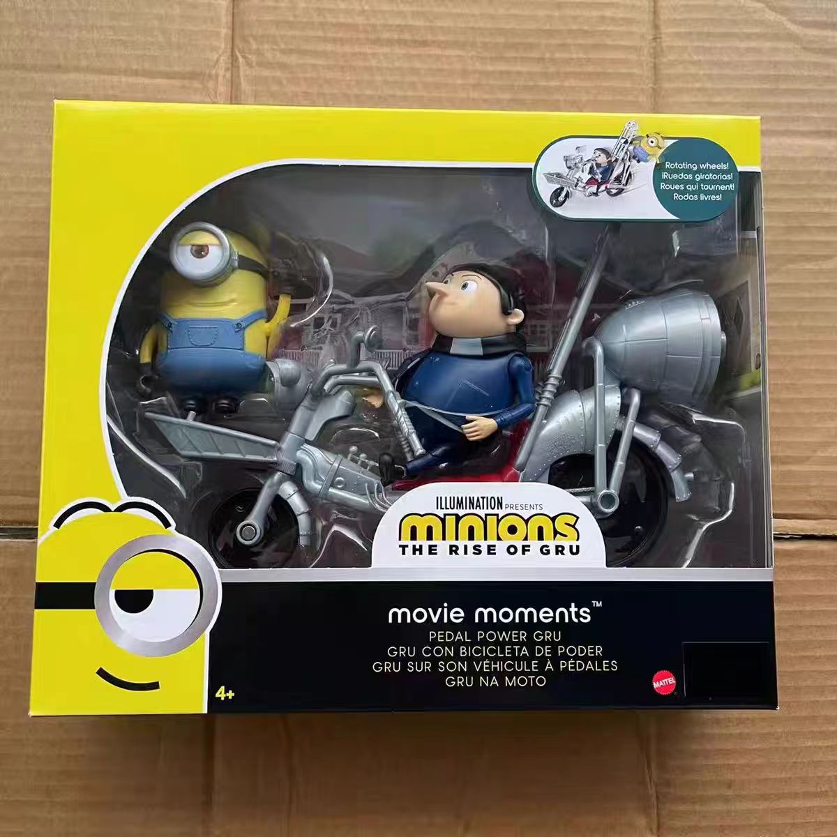 Minions: The Rise of Gru Movie Moments Pedal Power Gru Approx 4-in/10 ...