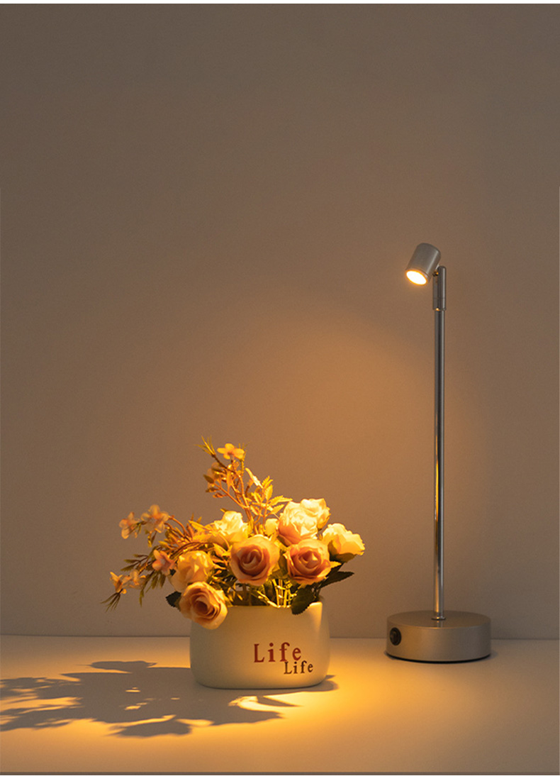 LED Cordless Bar Table Lamp Spotlight Modern Atmosphere Lamp USB ...