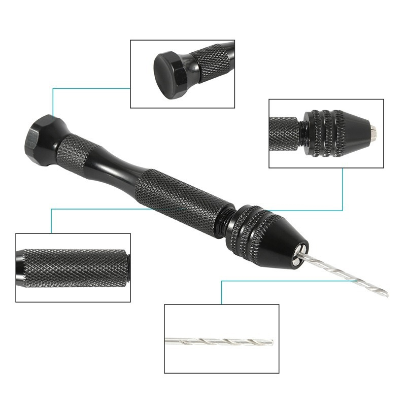 Mini Micro Woodworking Rotary Tool Set Precision Manual Twist Drill ...