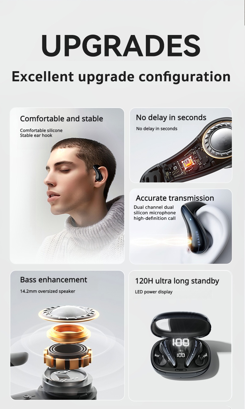 Lenovo ERAZER X8 Wireless Bluetooth 5.4 Earphone With Microphone Mini ...