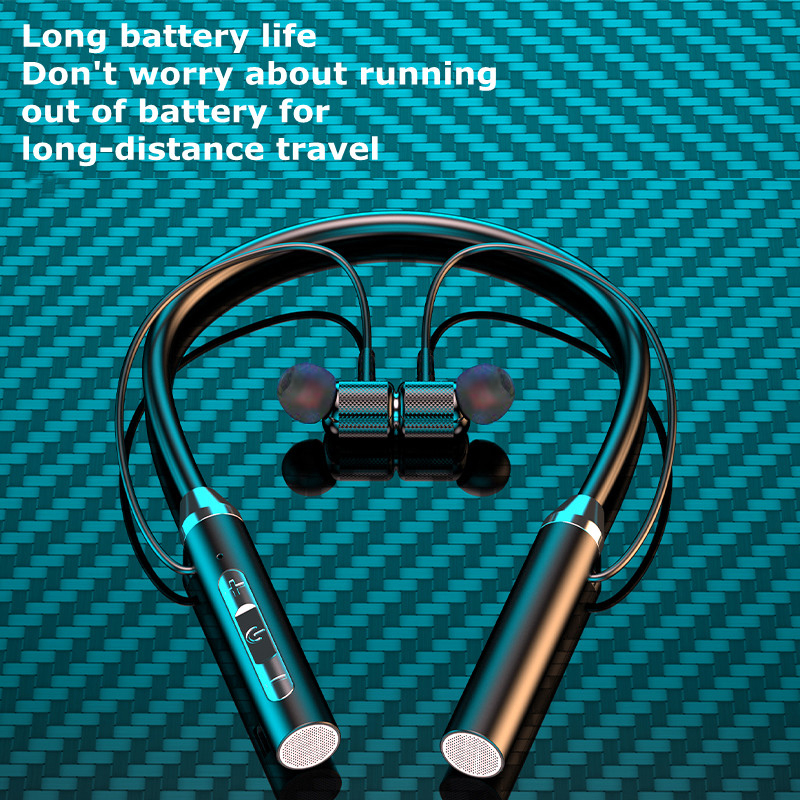 HQAi G01 Bluetooth Earphones Hanging Neck In-ear Bluetooth Earbuds 5.0 ...