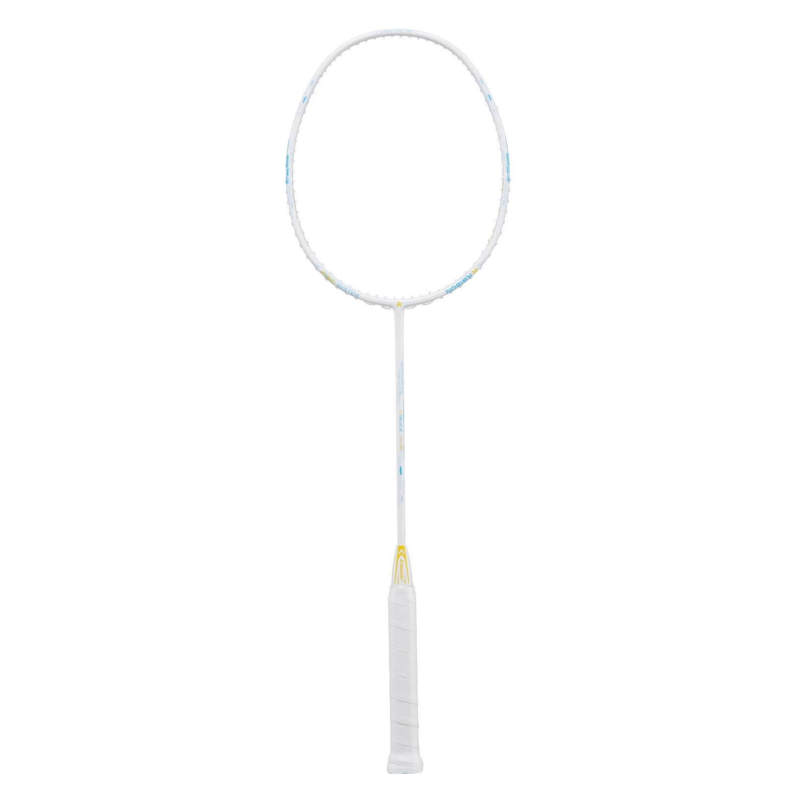 Kawasaki Badminton Racket POWER 3570 4U 18-28LBS Full Carbon Threading ...